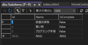 【ASP.NET Core MVC】Microsoft.Data.SqlClientを使用してSQLを直接実行する